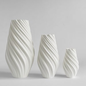 Minimalistic 3D Printed Vase for Dried Flowers - Contemporary Home ...