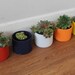 Set of 5 Indoor Small Planters Multiple Mix Colours Pots for - Etsy