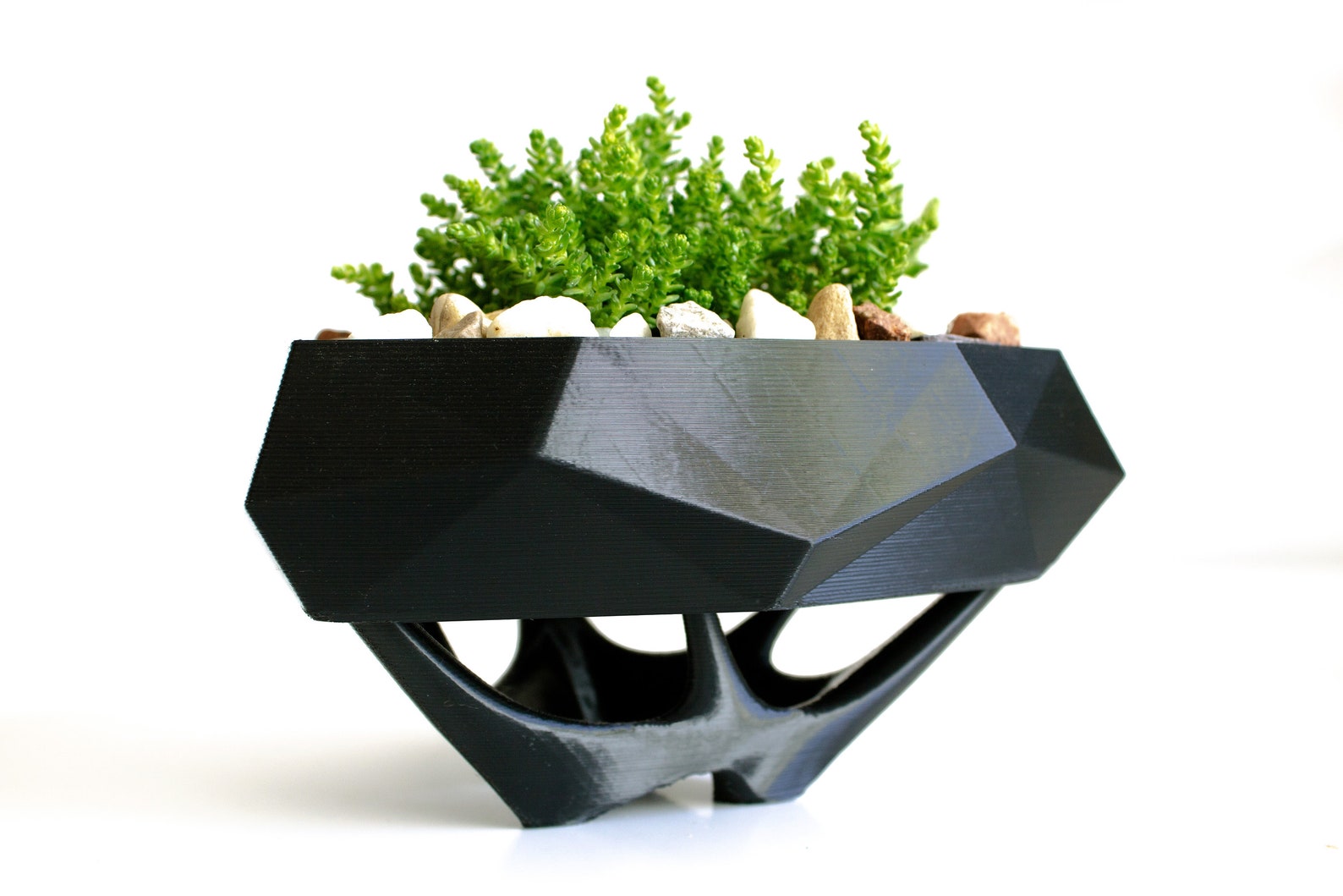 Indoor 3d Printed Planter Modern Futuristic Organic Shape Pot Eco ...