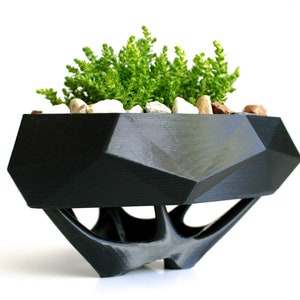 Indoor 3d Printed Planter Modern Futuristic Organic Shape Pot Eco ...