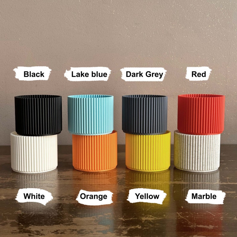 Enchanting Set of 4 Pink Indoor Planters - A Perfect Gift for Plant ...