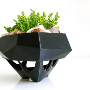Indoor 3d Printed Planter Modern Futuristic Organic Shape Pot Eco ...