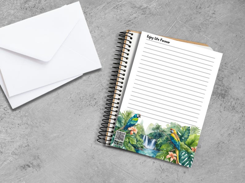 A4 A5 Bird PDF Printable Letter Writing Paper, Enjoy Life Forever JW ...