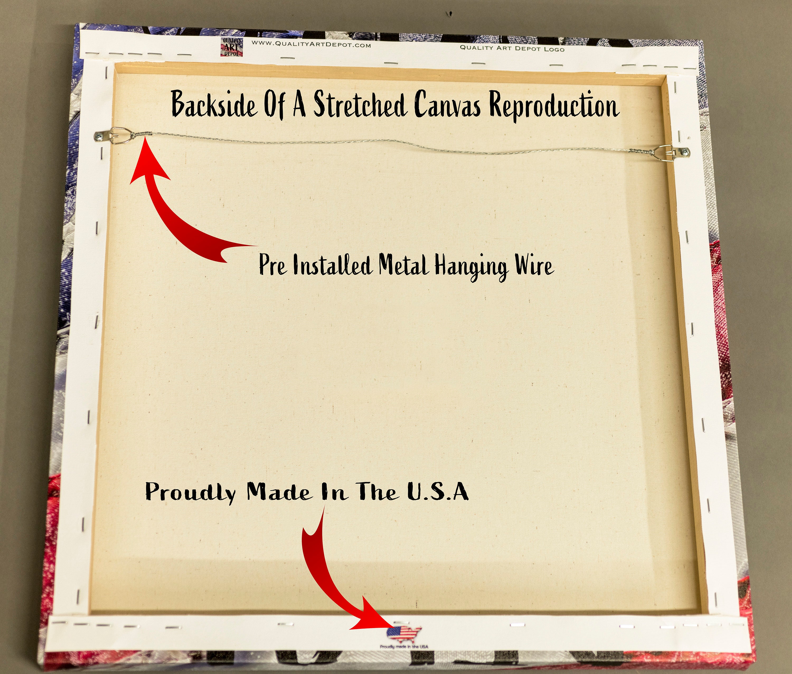 Arrival of the Normandy Train 1877 : Stretched Canvas, Rolled Paper and ...