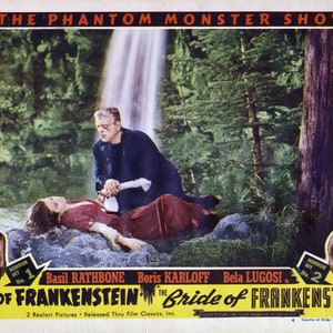 The Bride of Frankenstein Phantom Monster Show Poster : Stretched ...