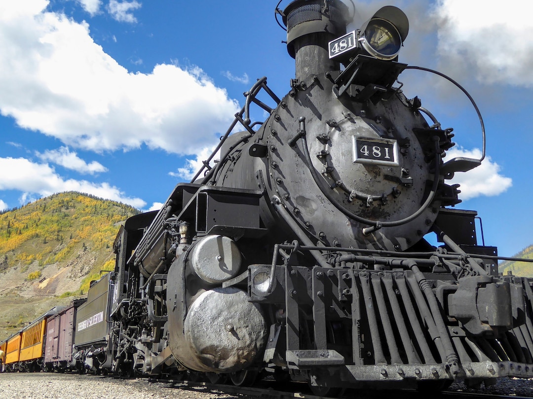 Passenger Steam Train #2 : Stretched Canvas, Rolled Paper and Framed ...