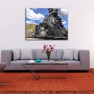 Passenger Steam Train #2 : Stretched Canvas, Rolled Paper and Framed ...