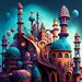 Joyful Architecture - Digital Art - Etsy