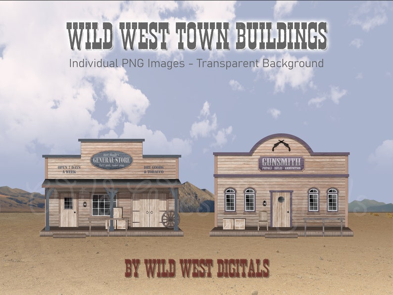 Wild West Buildings - Wild West Clipart - Wild West Images - Wild West ...