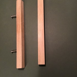 A Pair of Oak Handles 210mm Long, Cabinet Handles Furniture Handles ...
