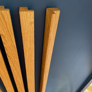 Long Oak Handle Cabinet Handle up Cycled Furniture Handle Kitchen ...