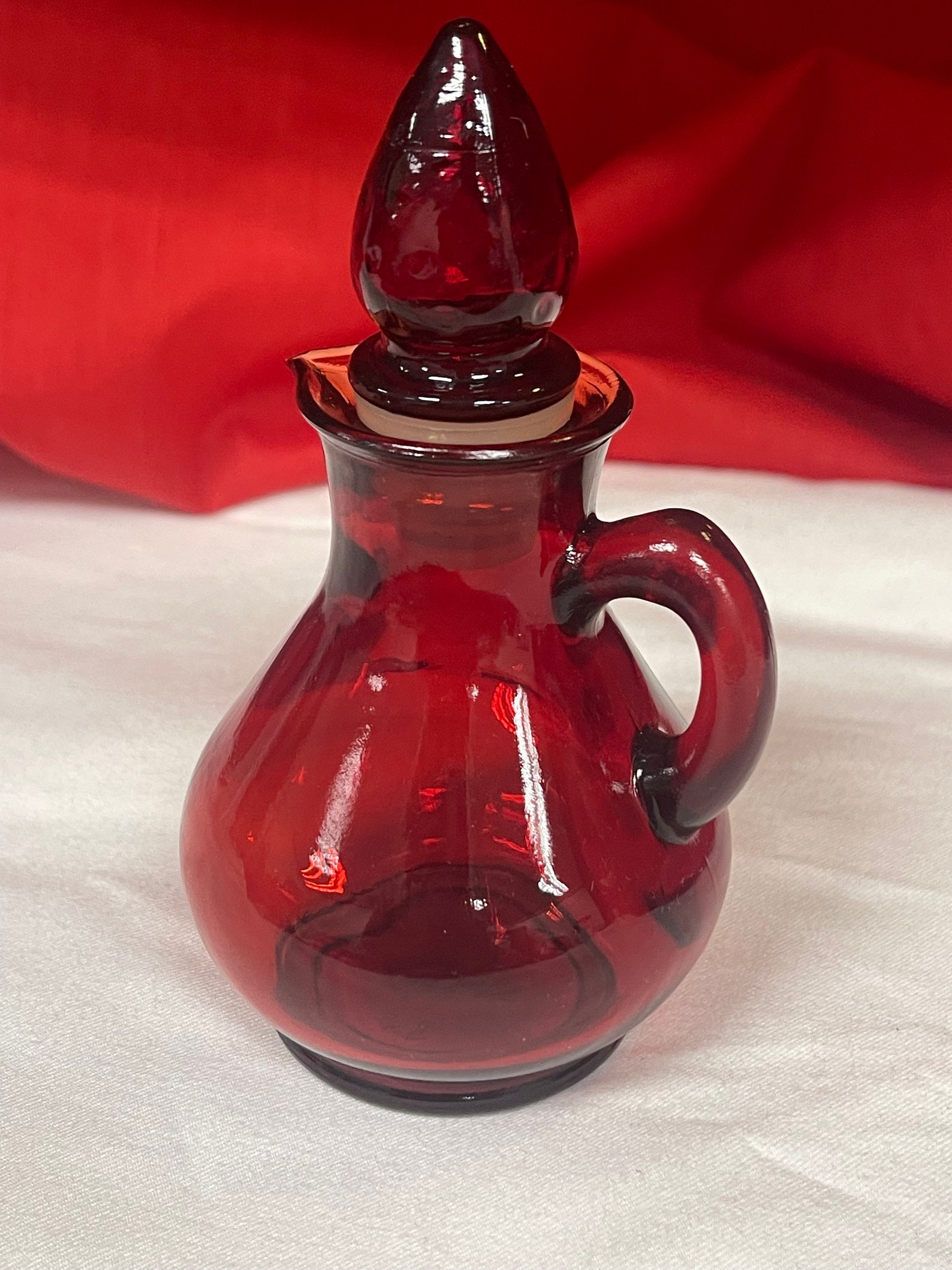 Vintage 1970’s Avon Ruby Red Perfume Decanter - Etsy