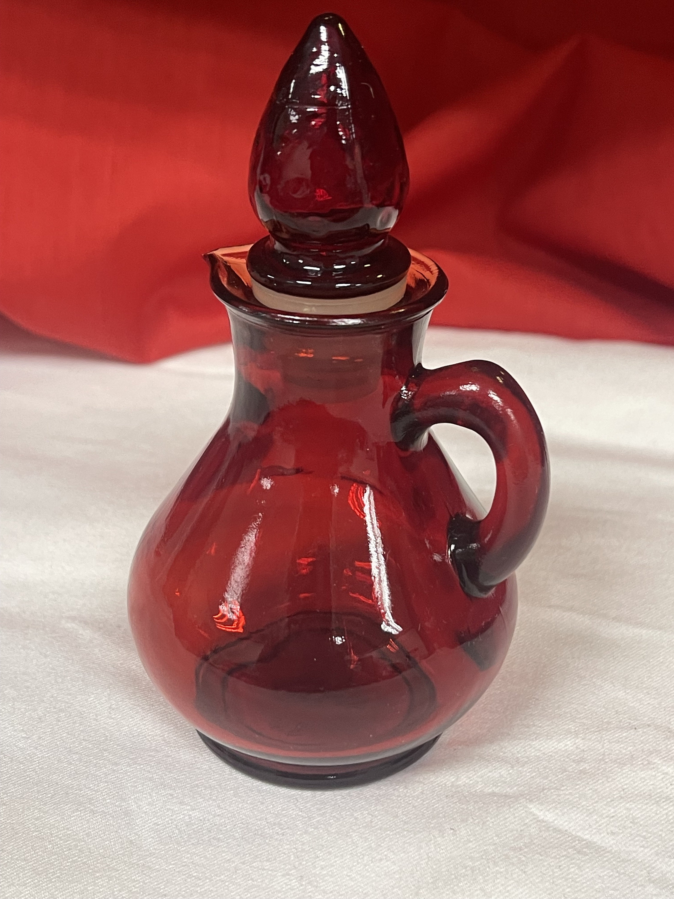 Vintage 1970’s Avon Ruby Red Perfume Decanter - Etsy