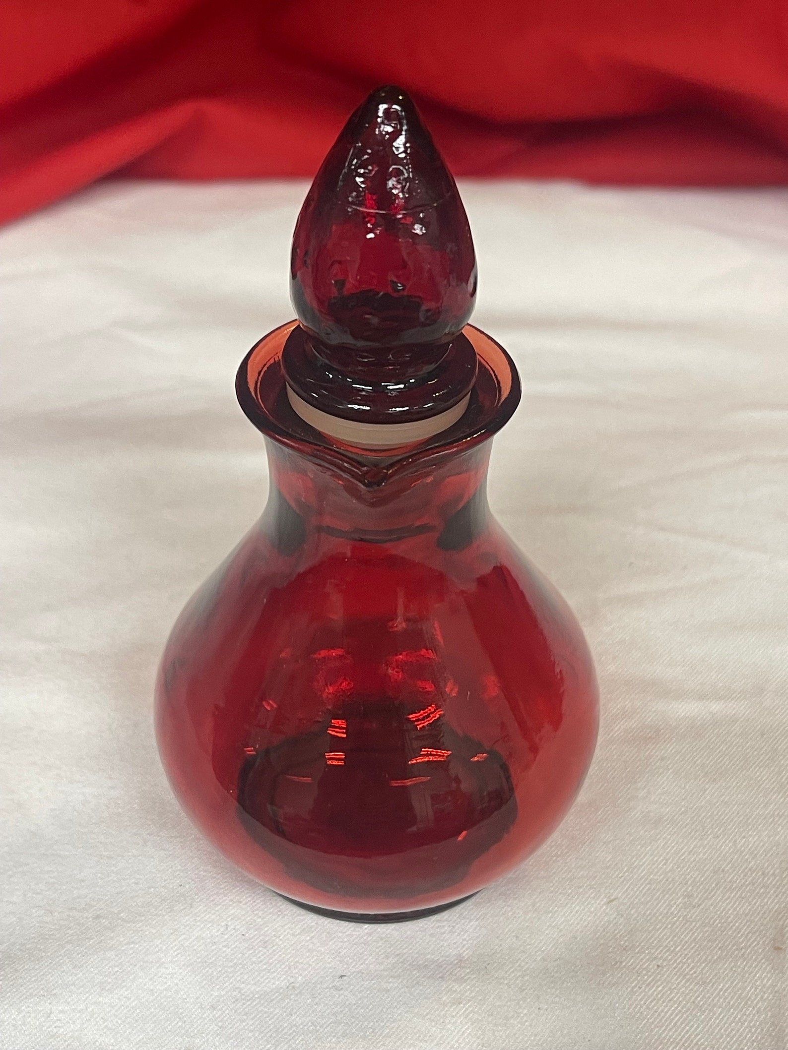 Vintage 1970’s Avon Ruby Red Perfume Decanter - Etsy