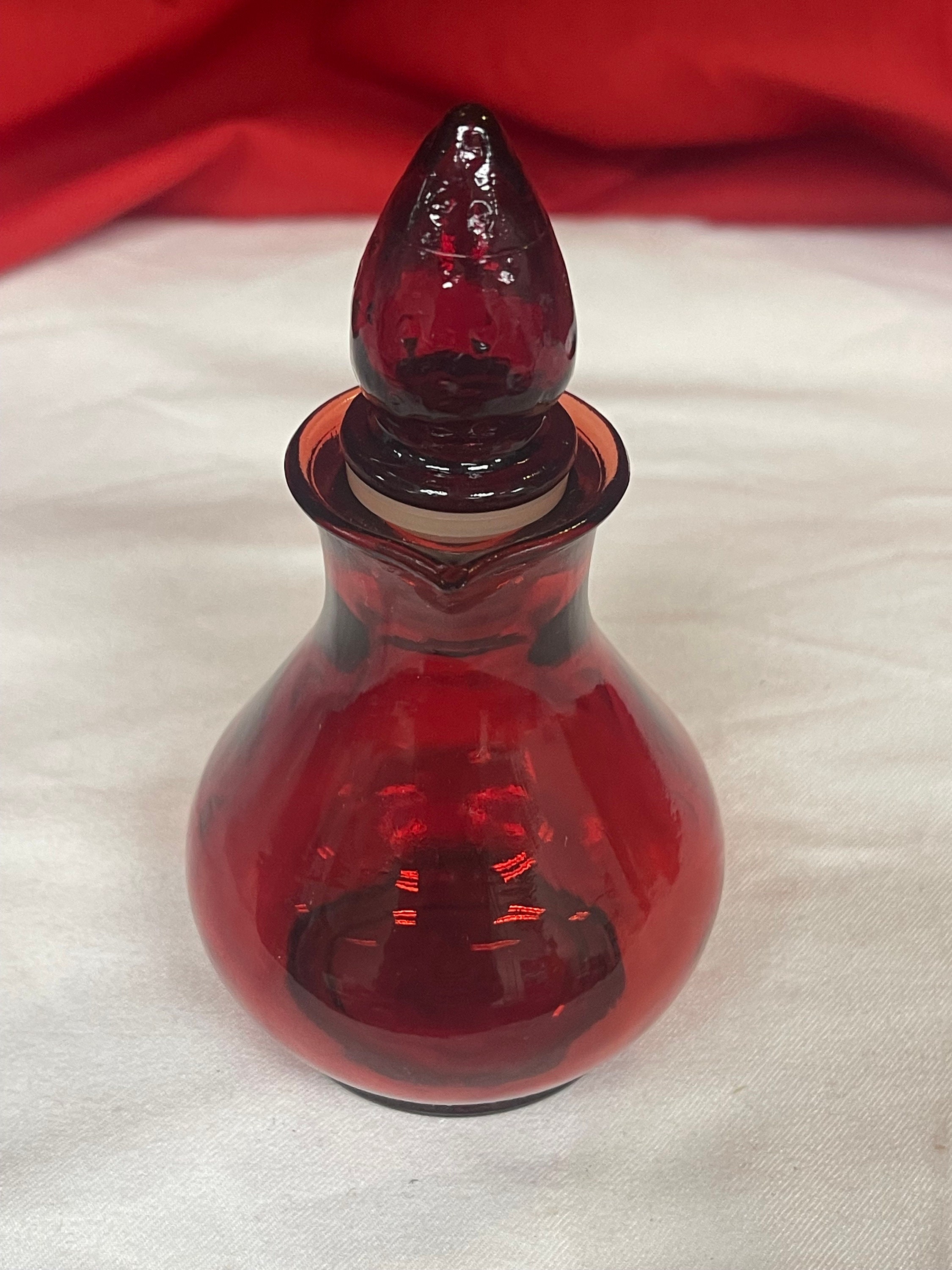 Vintage 1970’s Avon Ruby Red Perfume Decanter - Etsy