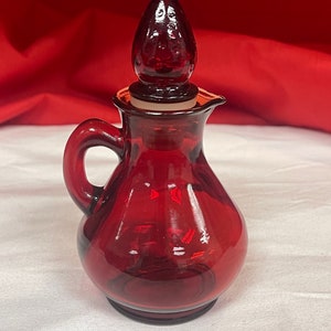 Vintage 1970’s Avon Ruby Red Perfume Decanter - Etsy