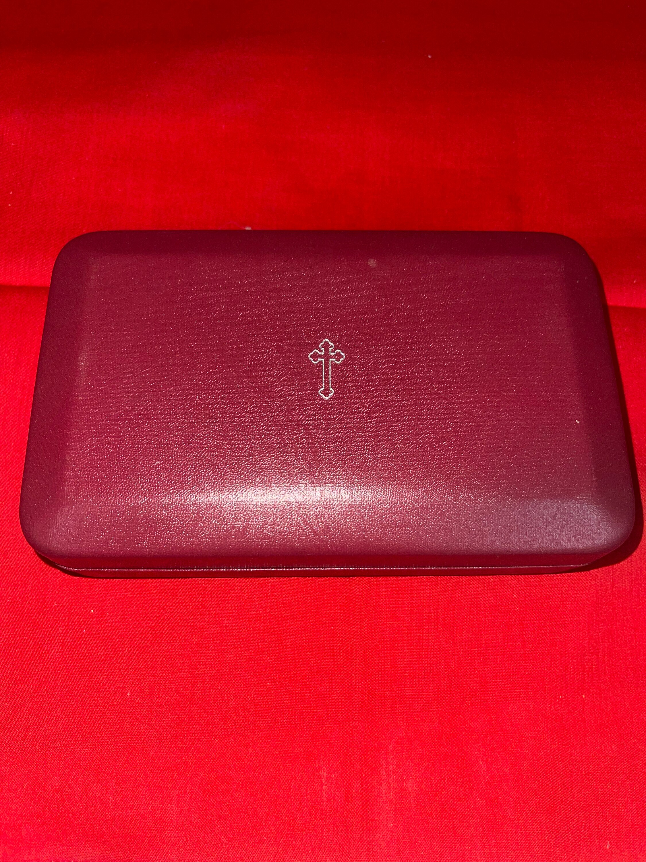 Vintage Catholic Portable Communion Box - Etsy