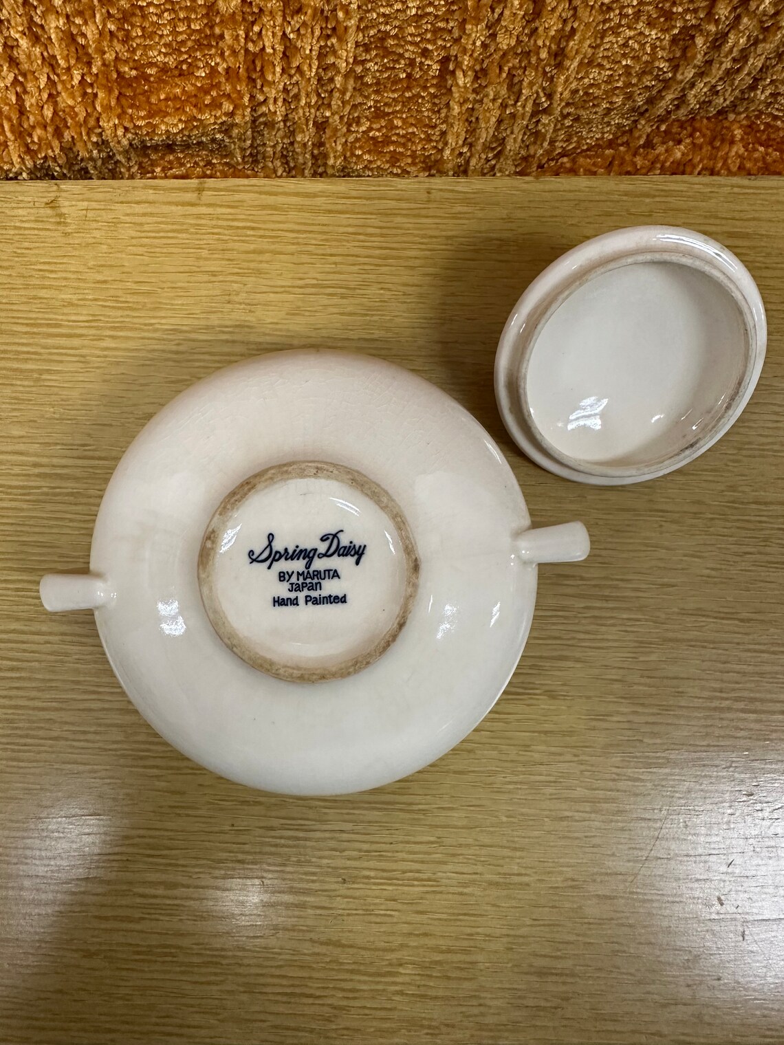 Maruta Japan Spring Daisy Hand Painted Ceramic Dish With Lid - Etsy