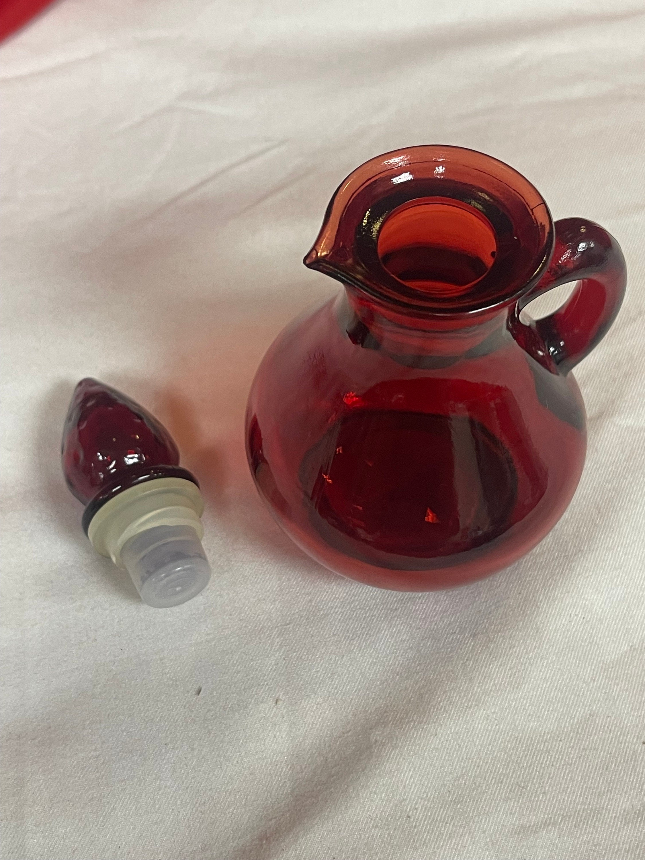 Vintage 1970’s Avon Ruby Red Perfume Decanter - Etsy