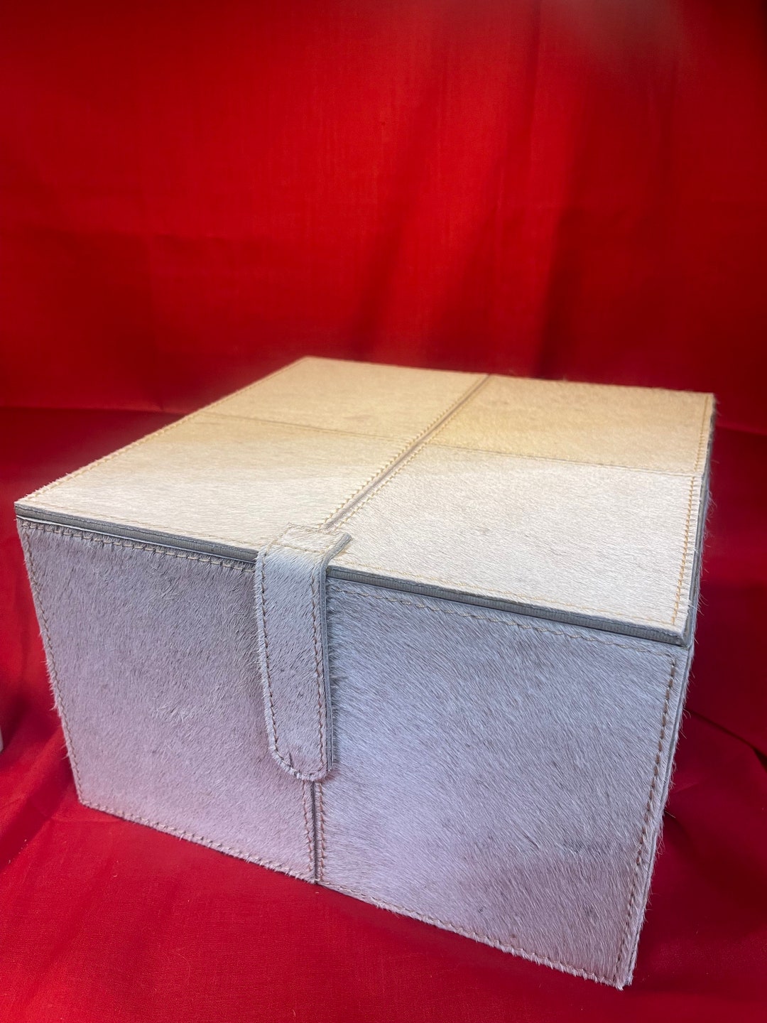 Large Cowhide Box - Etsy