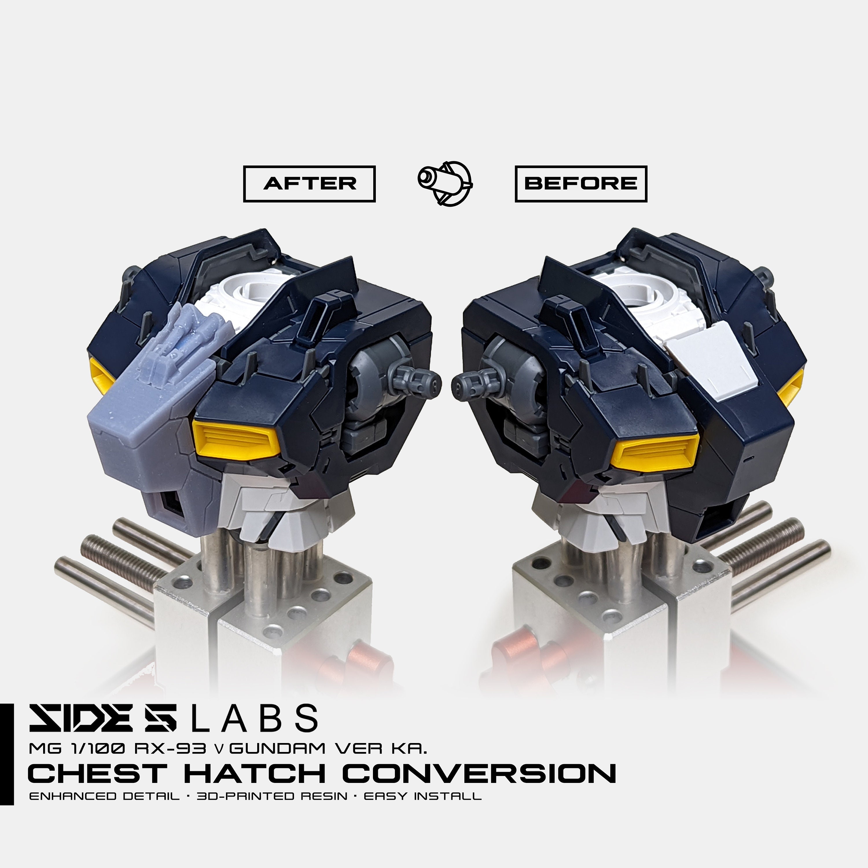 1/100 MG RX-93 Nu Gundam Ver Ka. 3d-printed Resin Detail Kit - Etsy