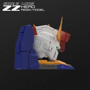 1/35 ZZ Gundam Head 3d-printed Resin Model - Etsy
