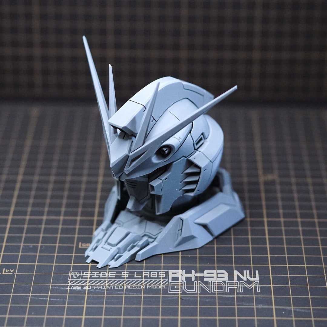 1/35 RX-93 Nu Gundam Head 3d-printed Resin Model - Etsy