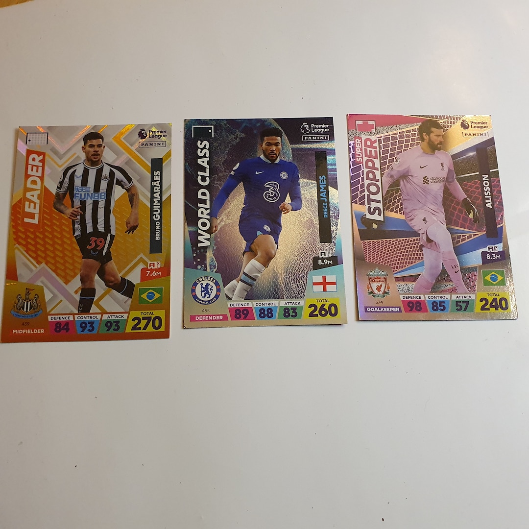 Football Cards Premier League PANINI - Etsy UK
