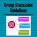 Therapy Group Discussion Guidelines Rules for Therapeutic Activity ...