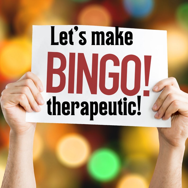 Coping Skills Bingo Therapeutic Game for Adults, Therapy Activity ...