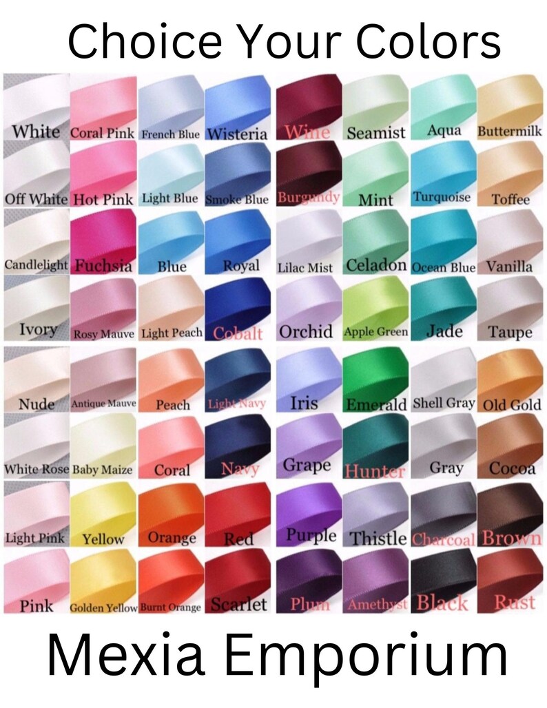 Homecoming Ribbon plain Satin Ribbon Color Homecoming Braid Homecoming ...