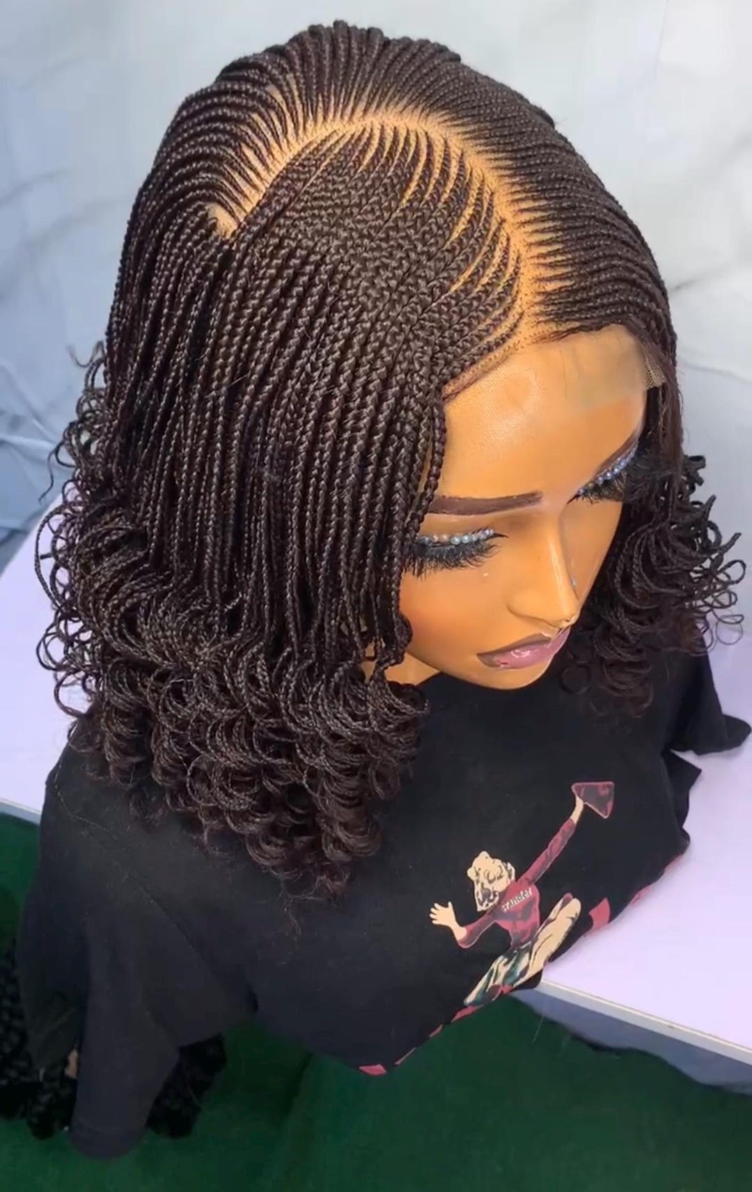 Braided Wigs for Women African Braids - Etsy