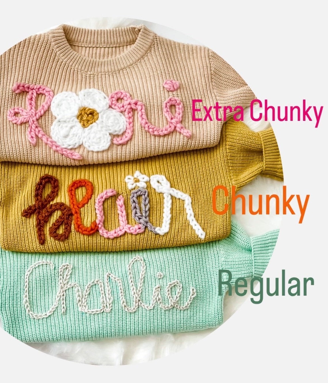 Hand Embroidered Sweaters - Etsy