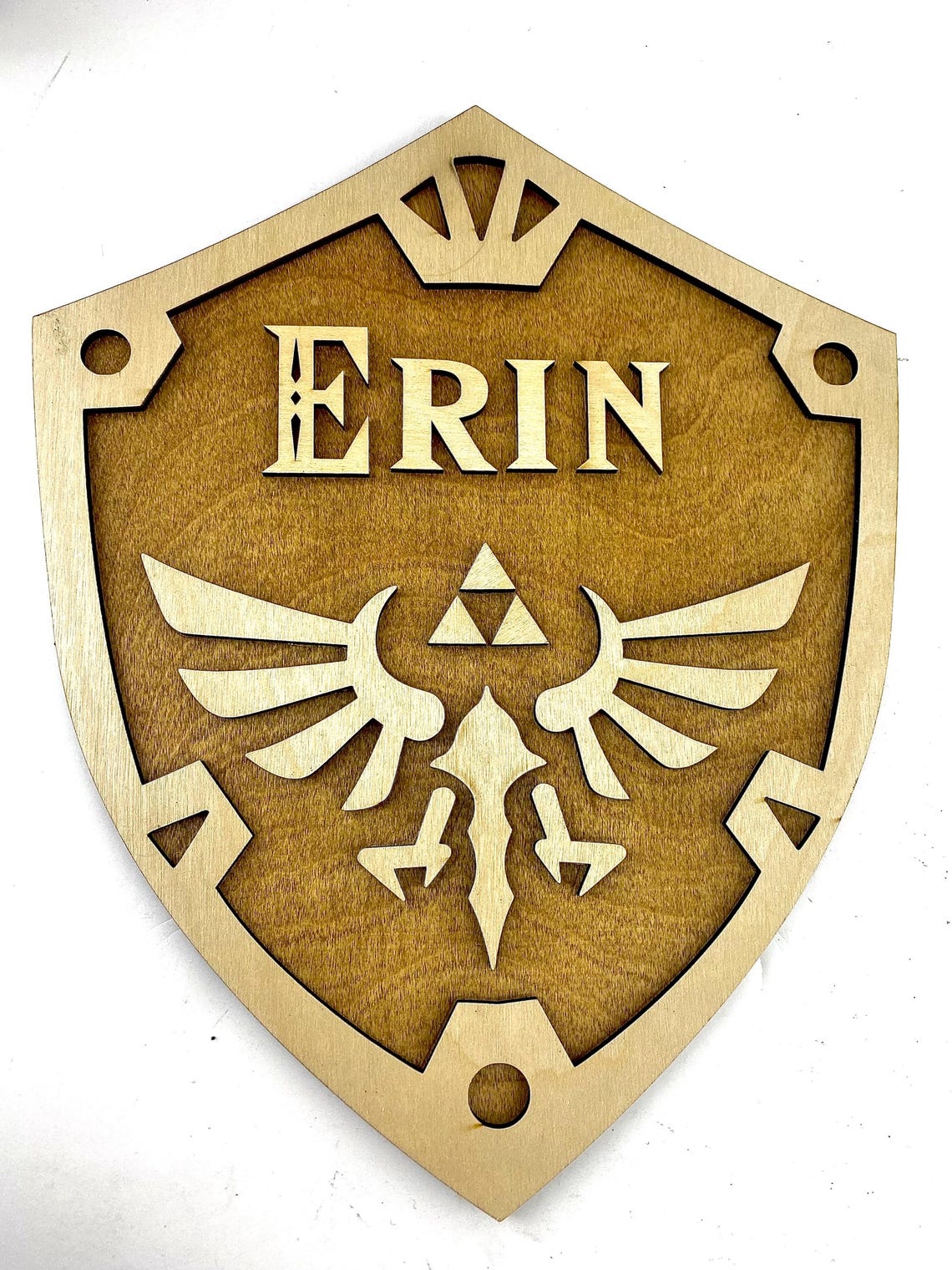Zelda Sheilds, Hyrule Sheild, Wooden Zelda Shield, Personalised, Hyrule ...