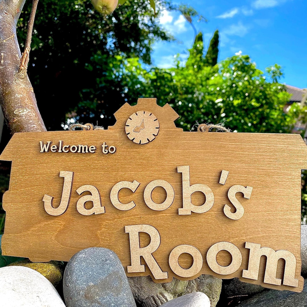 Animal Crossing Personalised Wall Art, Hanging Name Sign, Animal ...