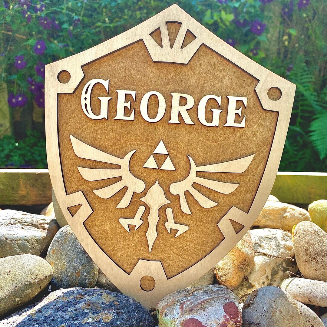 Zelda Sheilds, Hyrule Sheild, Wooden Zelda Shield, Personalised, Hyrule ...