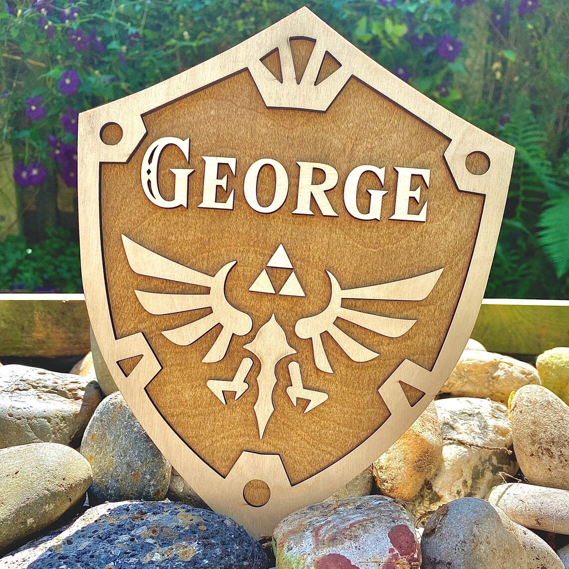 Zelda Sheilds, Hyrule Sheild, Wooden Zelda Shield, Personalised, Hyrule ...