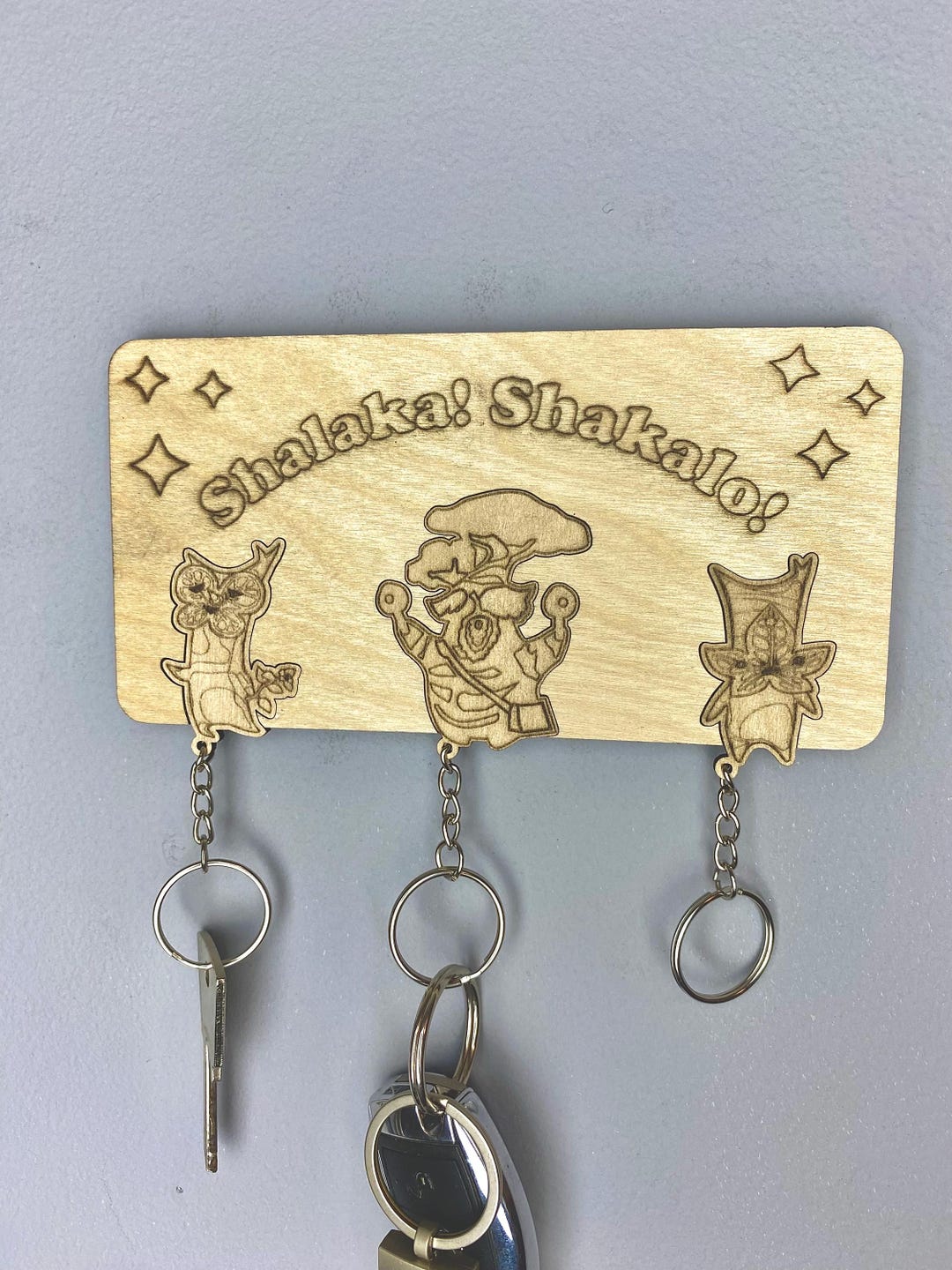 Korok Styled, Key Holder, Wall Mount, Keyring. Zelda Keyring, the ...