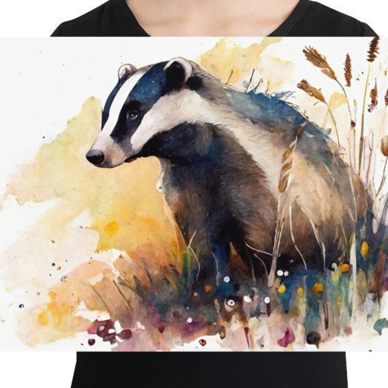 Badger Art - Etsy