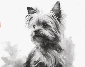 Yorkie Art time Together Original Oil Painting by Tina White, 5x5 ...