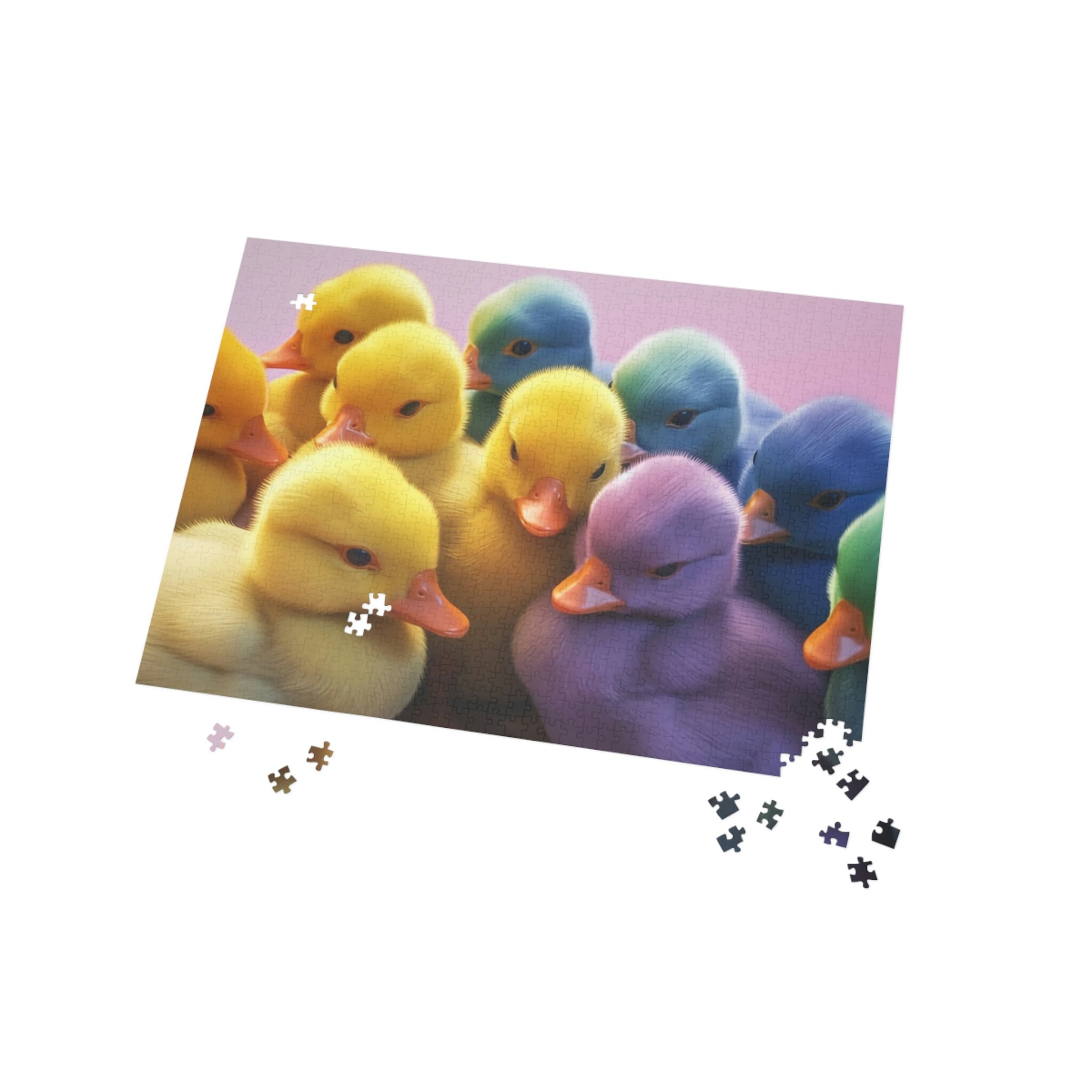 Pastel Duck Buddies 500-1000 Pc Puzzle fundracialjustice - Etsy