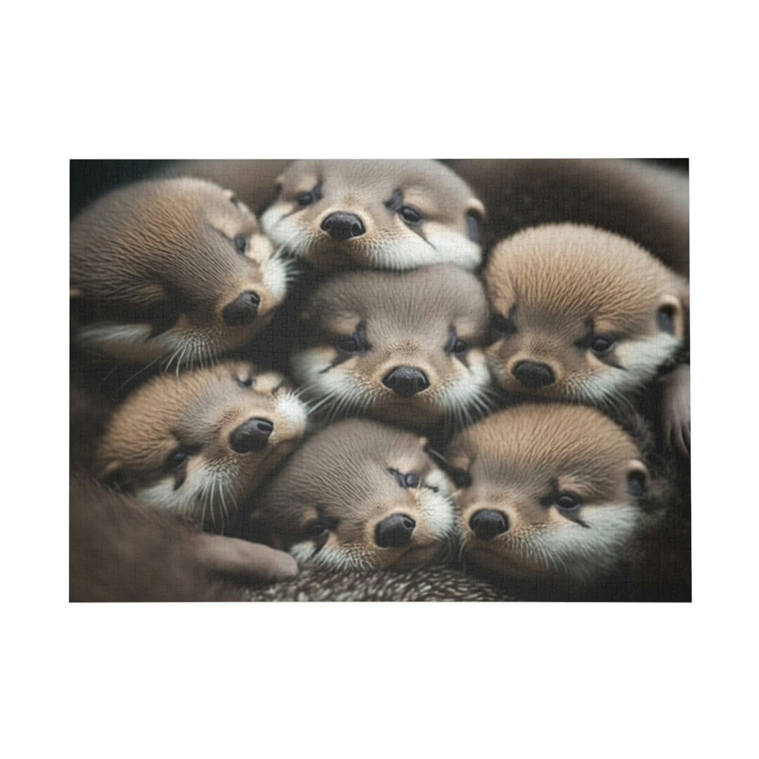 Otter Puddle 500-1000 Pc Puzzle fundracialjustice - Etsy