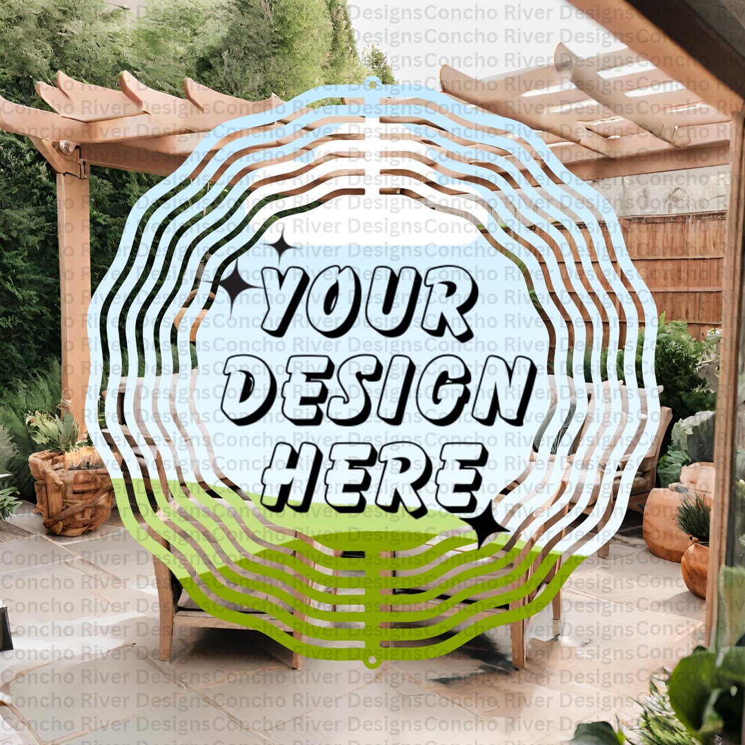 Wind Spinner Canva Mockup Template Canva Downloadable File, Round ...