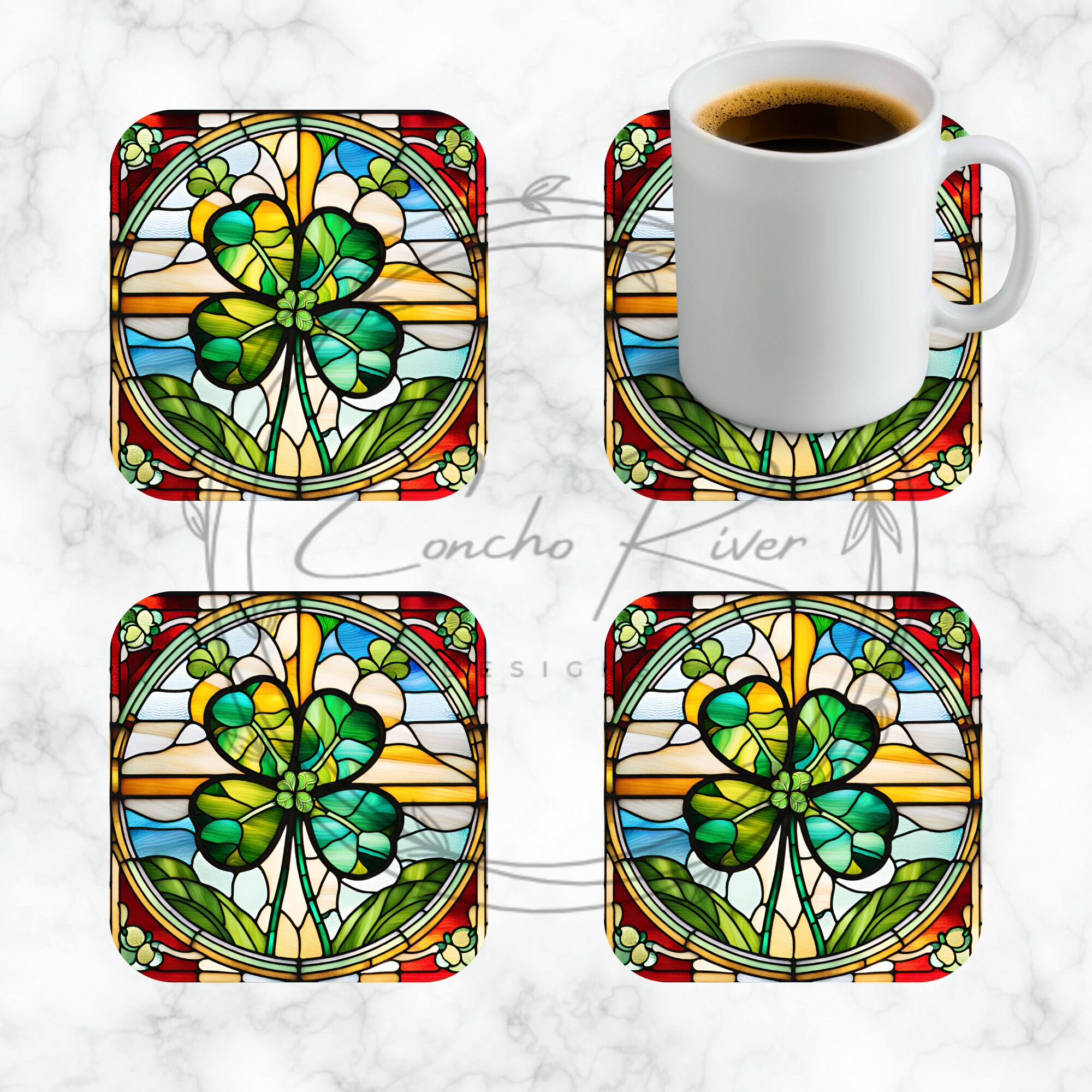 Four Leaf Clover Wind Spinner PNG, Sublimation Designs for Wind ...