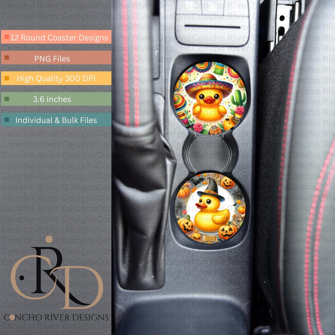 Duck Car Coasters PNG, Jeep Coasters Png, Rubber Ducky Car Coasters PNG ...