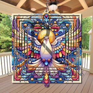 Dove Wind Spinner PNG, Sublimation Designs for Wind Spinners, Wind ...
