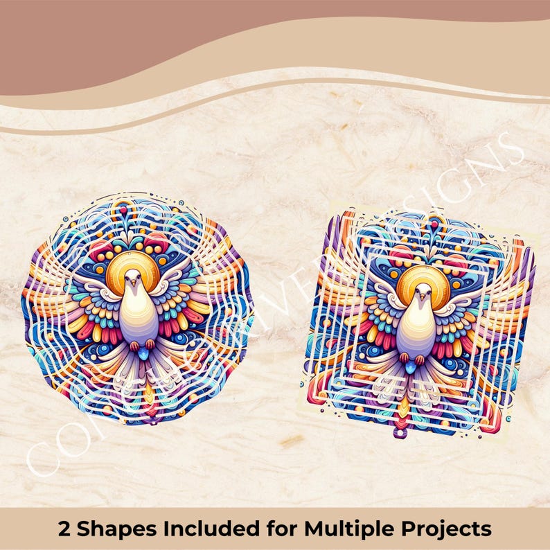 Dove Wind Spinner PNG, Sublimation Designs for Wind Spinners, Wind ...