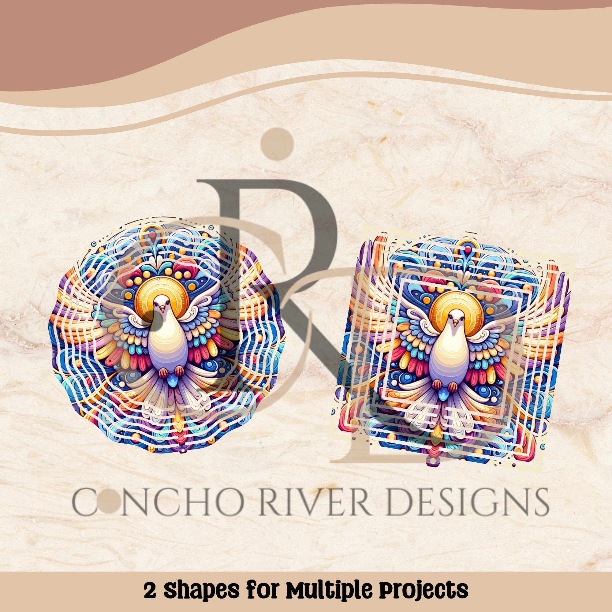 Dove Wind Spinner PNG, Sublimation Designs for Wind Spinners, Wind ...