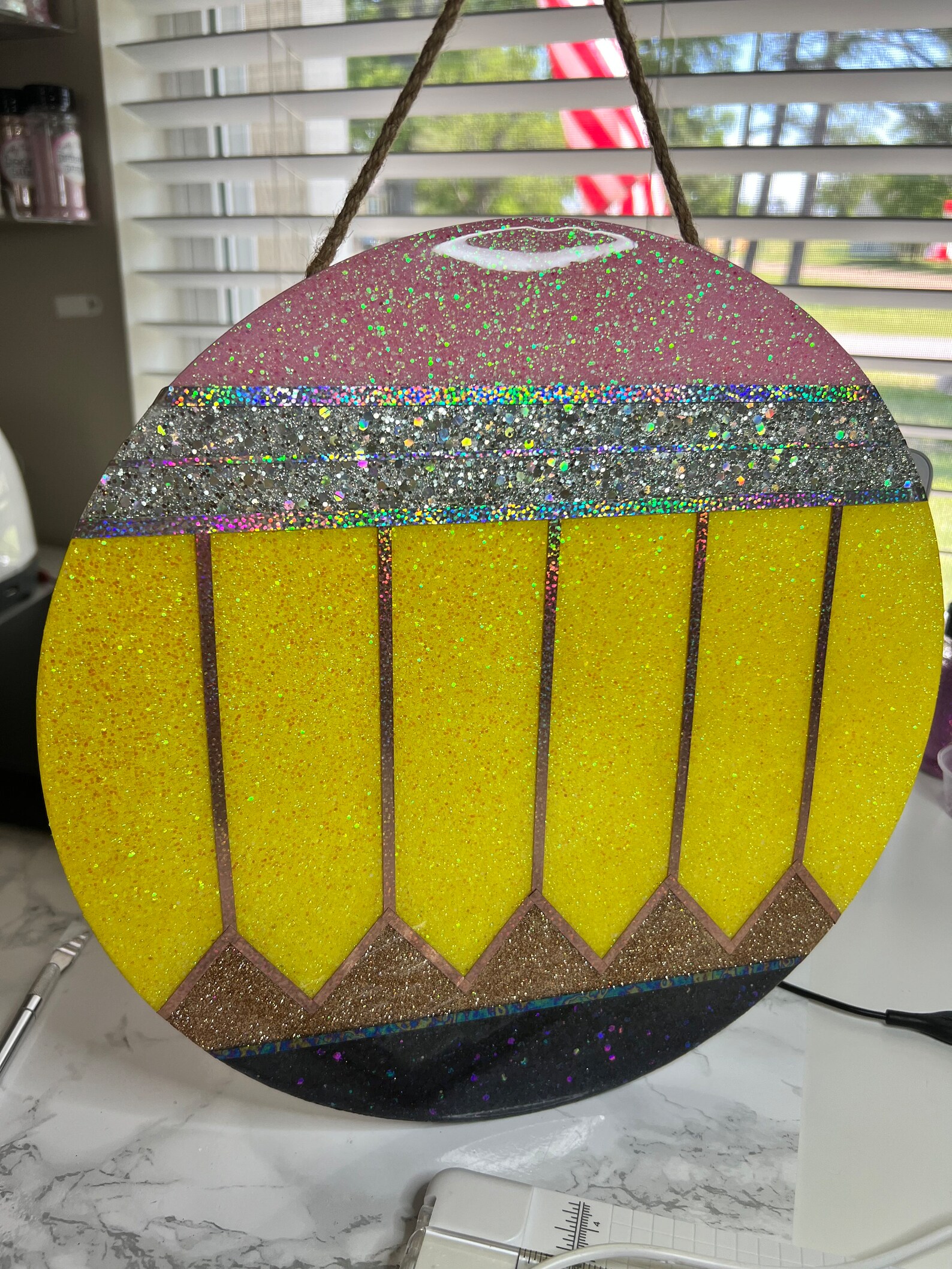 Custom Teacher Door Sign Pencil Themed. Teacher Appreciation Pencil ...