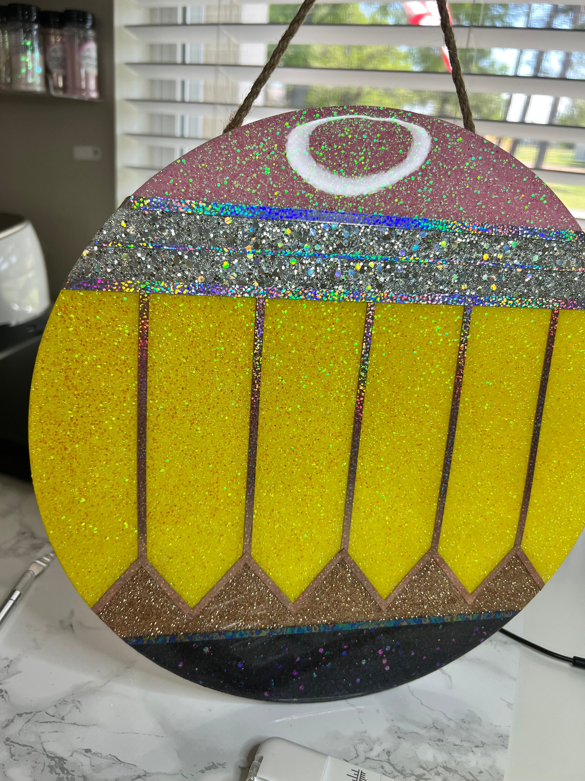 Custom Teacher Door Sign Pencil Themed. Teacher Appreciation Pencil ...